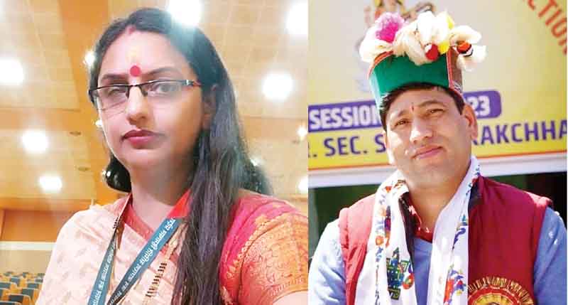 उमा ठाकुर और कुलदीप मेहता को सम्मान - Divya Himachal