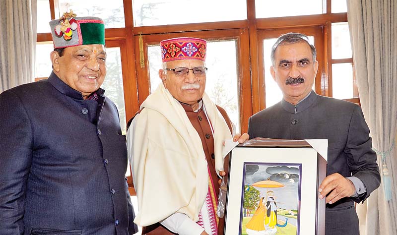 Shimla में Manohar Lal Khattar बोले, शानन प्रोजेक्ट पर न्यूट्रल रहेगी ...