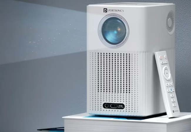 Portronics Beem 500 Smart Projector भारत में लांच, जानें कीमत और फीचर्स ...