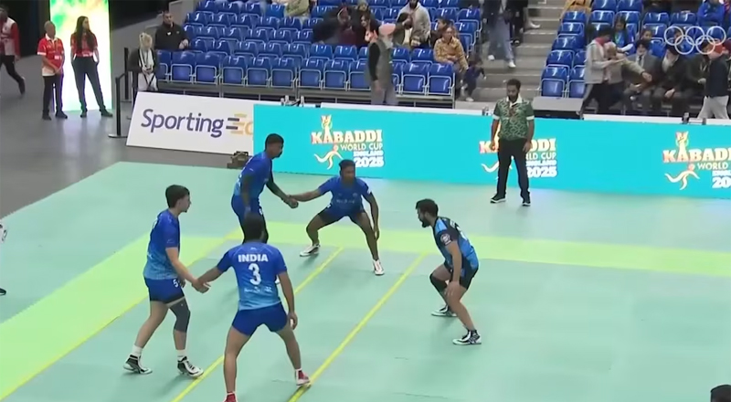 Kabaddi World Cup 2025 : भारत ने इटली को 64-22 से हराया - Divya Himachal
